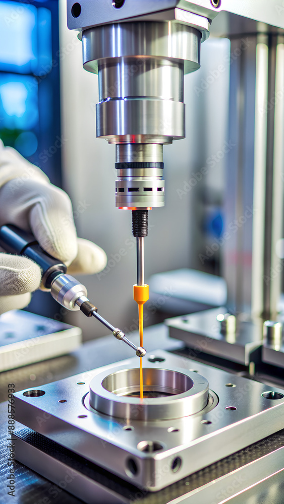 Foto de Engineering Metrology, A probe from a coordinate measurement ...