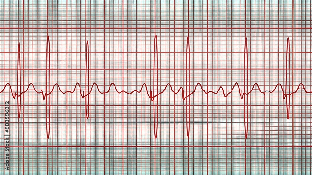 ST-Elevation Myocardial Infarction (STEMI) Acute - 8 Second ECG Paper ...