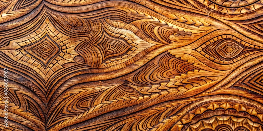 Close-up of intricate wood texture with unique patterns found in ...