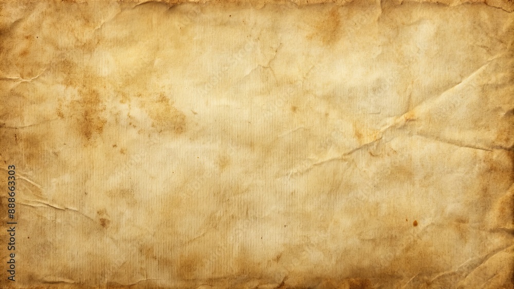 Old paper texture with visible creases and stains , vintage, aged ...