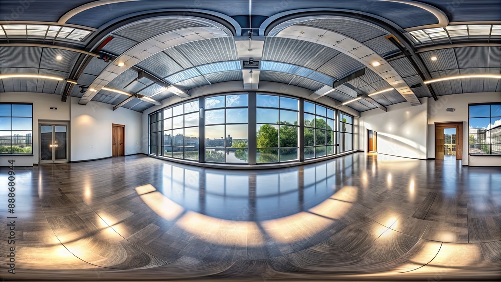 VR 360 studio panorama with realistic reflections. Animation HDRI , VR ...