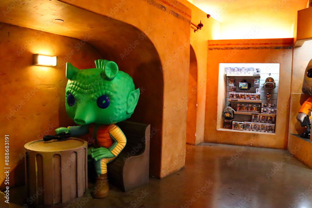 Hollywood, California – July 16, 2024: Interior view of FUNKO Hollywood ...