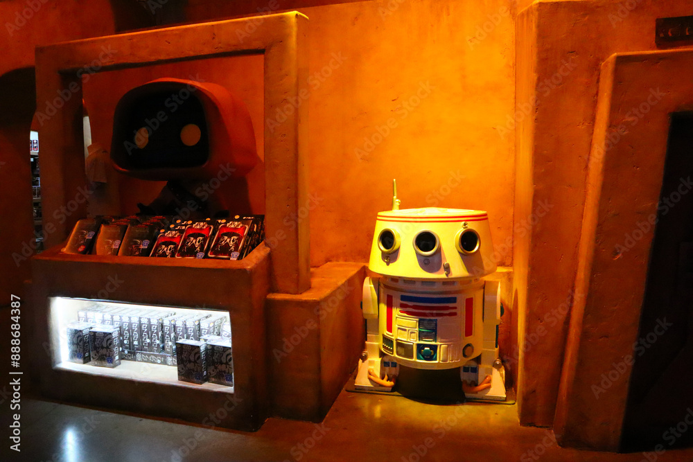 Hollywood, California – July 16, 2024: Interior view of FUNKO Hollywood ...