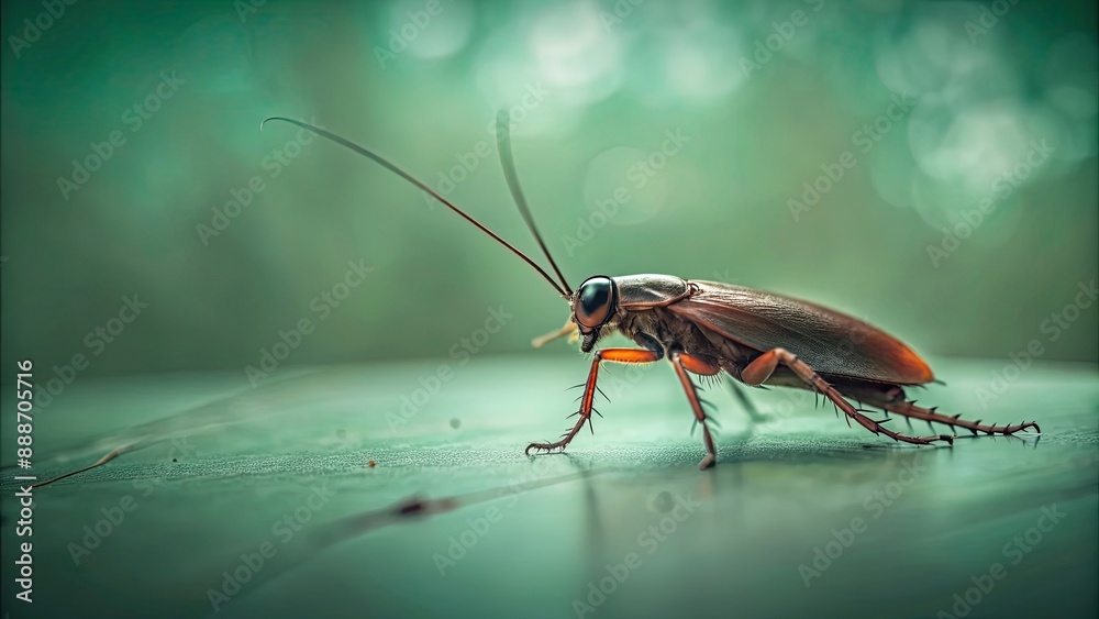 Powerful cockroach controlling the force in a dark and mysterious setting, cockroach, force ...