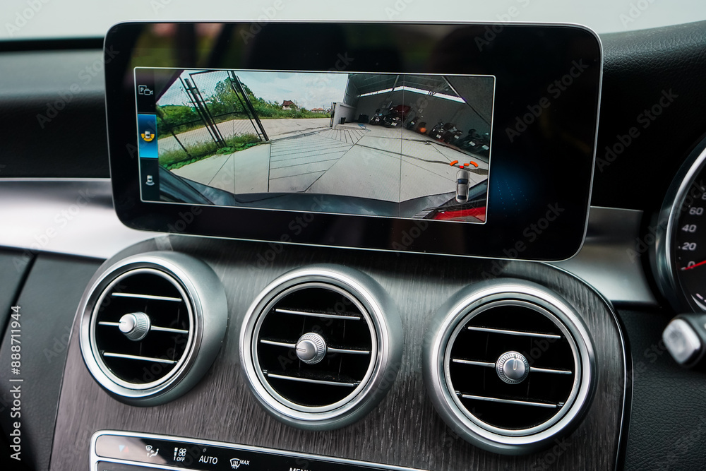 Rear view monitor for reversing system Car display and rear view camera ...