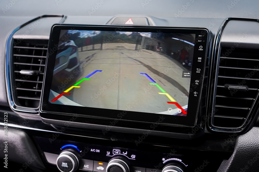 Rear view monitor for reversing system Car display and rear view camera ...