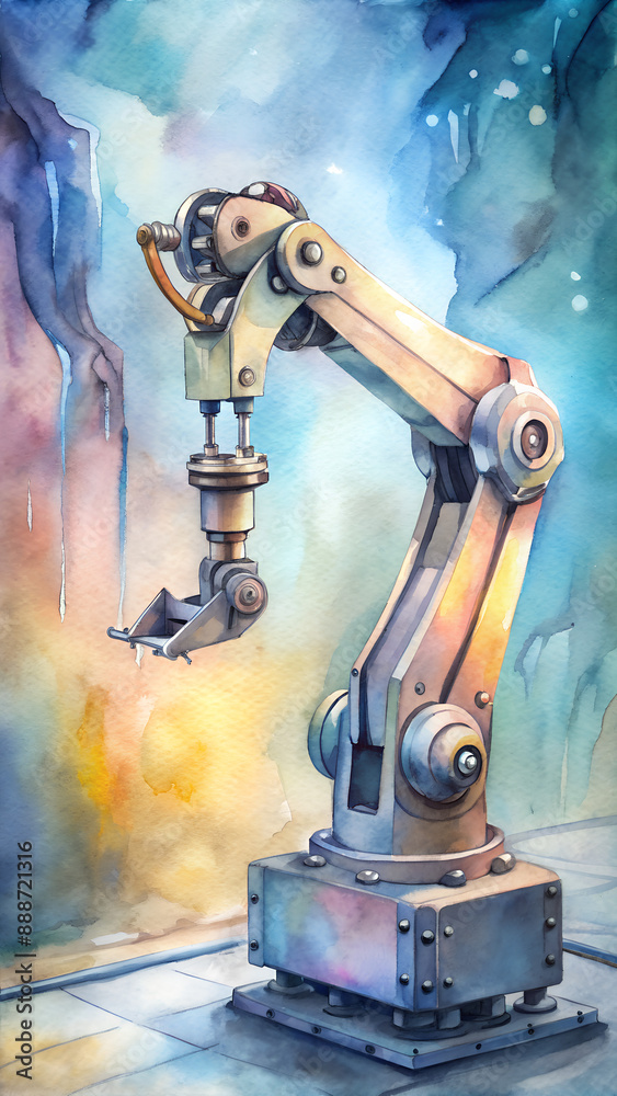 Automated robotic arm CMM scanning in automotive insustry Stock ...