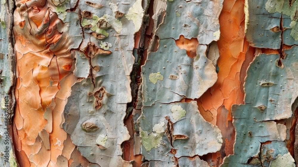 Acer griseum Paperbark maple tree or blood bark maple tree Oval to ...