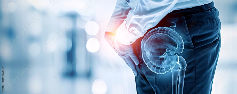 An impactful depiction of overactive bladder management, featuring ...