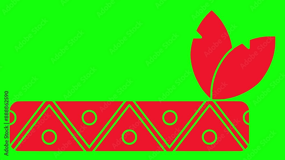 ethnic illustration video animation feather american indigenous ...