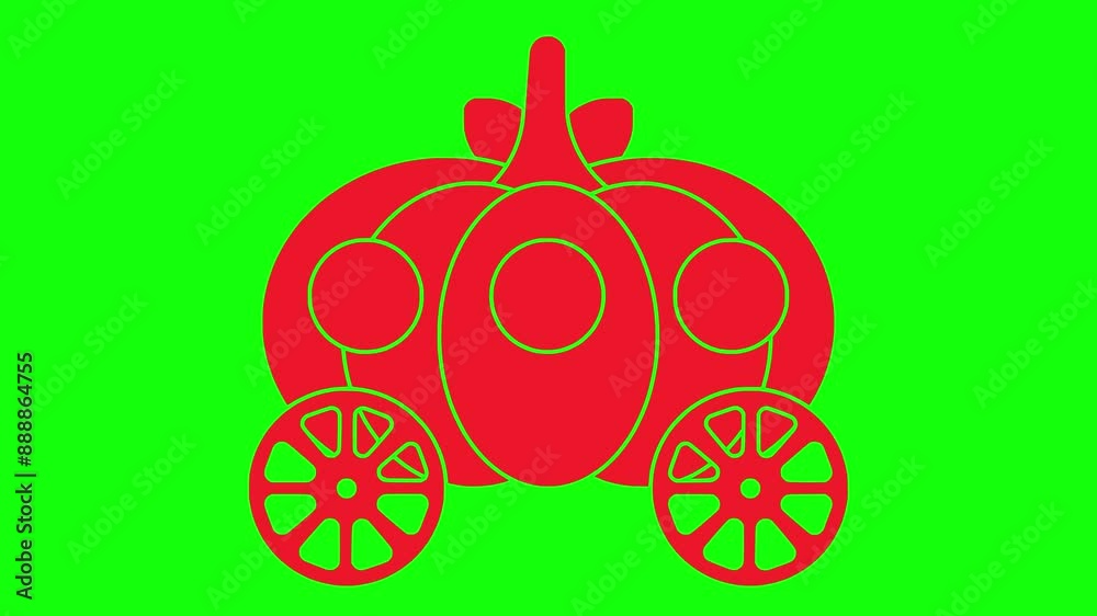 conestoga illustration video animation carriage transport wagon ...