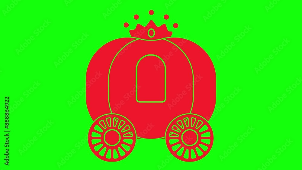 conestoga illustration video animation carriage transport wagon ...