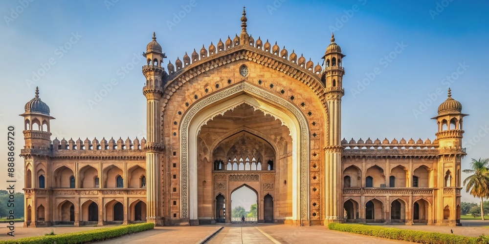 Foto de Ornate gateway known as Rumi Darwaza in Lucknow, India, Nawab ...