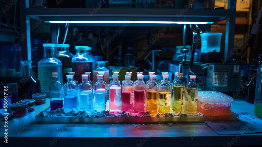 Food Microbiological Testing,Science microscopic background ...