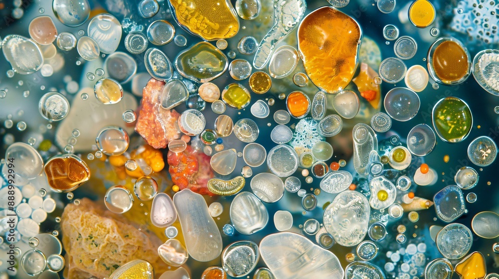 Microscopic Life in Drinking Water,Science microscopic background ...