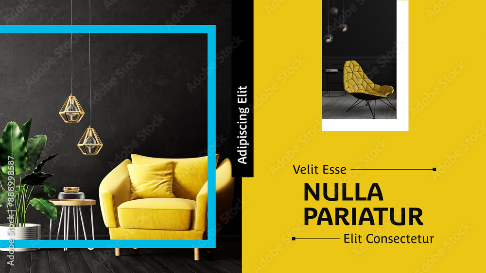 Modern Corporate Text Slides Stock Template | Adobe Stock