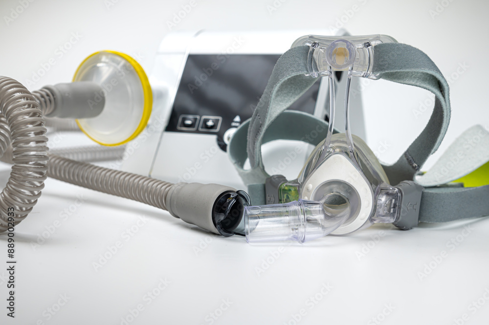 Continuous positive airway pressure system includes of CPAP machine ...