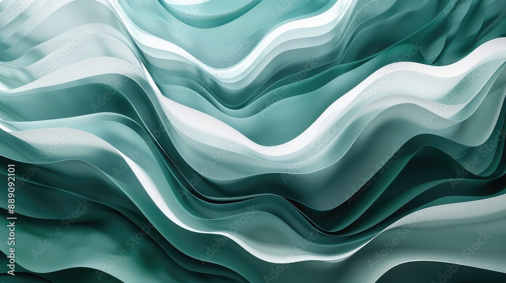 abstract blue background with smooth lines,Elegant Cyan and Electric ...