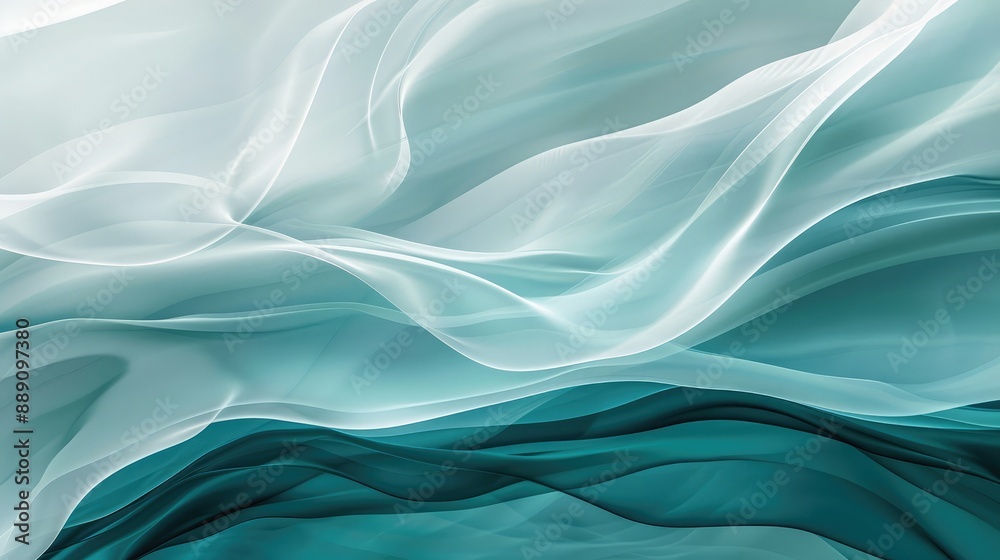 ภาพประกอบสต็อก abstract blue background with smooth lines,Elegant Cyan ...