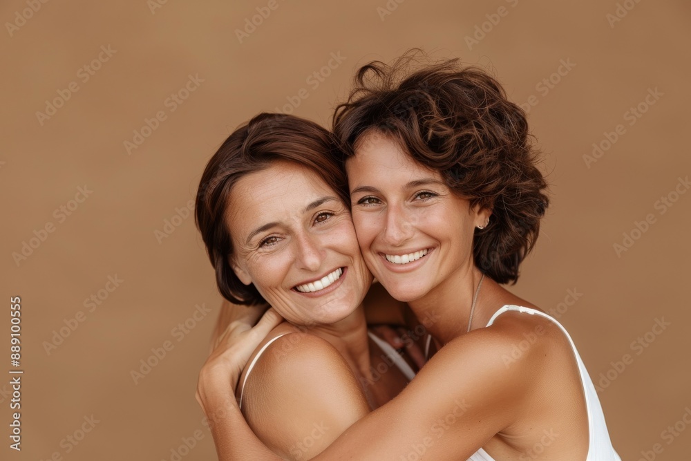 Portrait of a group of smiling women of different races - ai generative ...