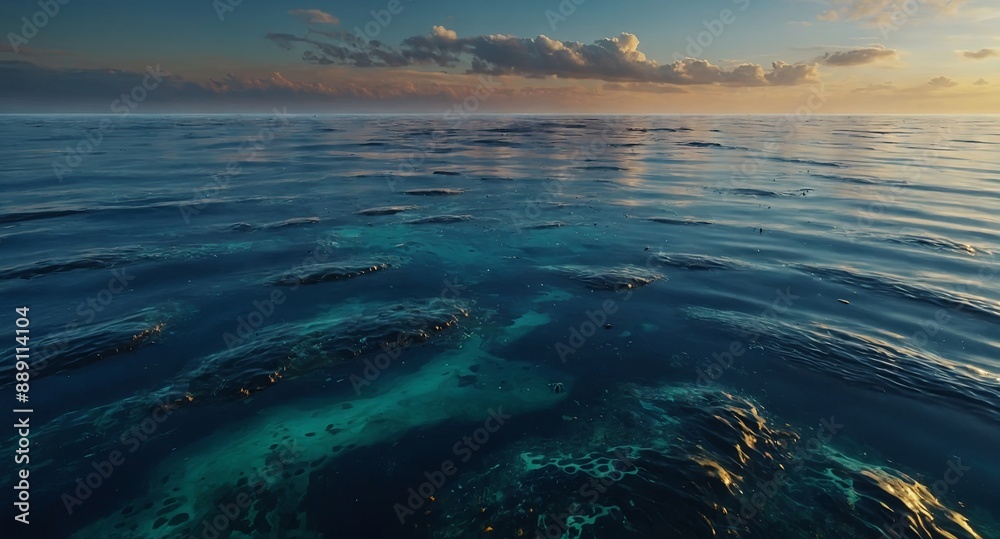 oil spill in the ocean, symbolizing the devastating effects of ...