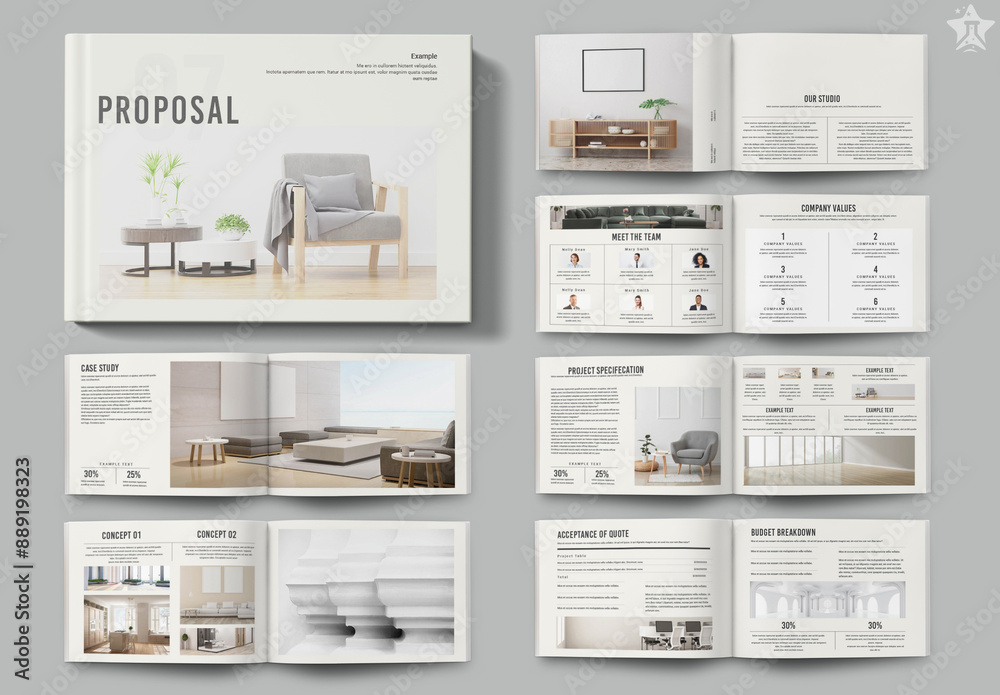 Proposal Landscape Stock Template | Adobe Stock