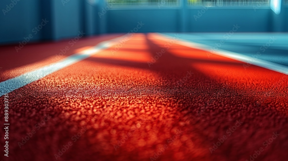 Badminton Court Texture Close-Up: Capture a close-up of the texture and ...