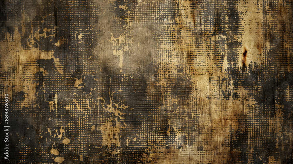 Grunge background showcasing a grungy, worn-out fabric texture with ...