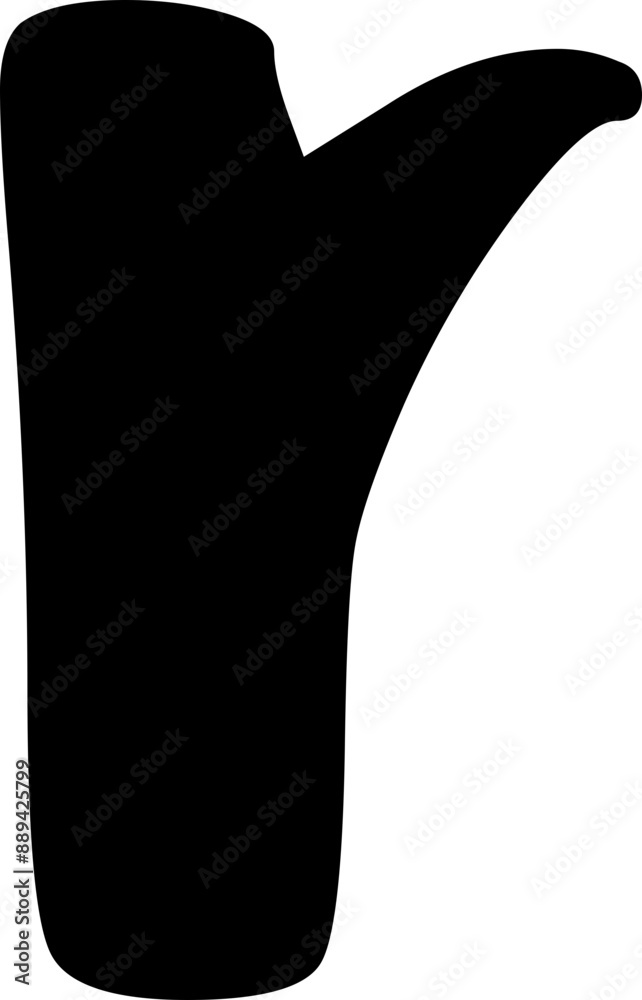 Lowercase alphabet letter r handwritten font, bold doodle style ...