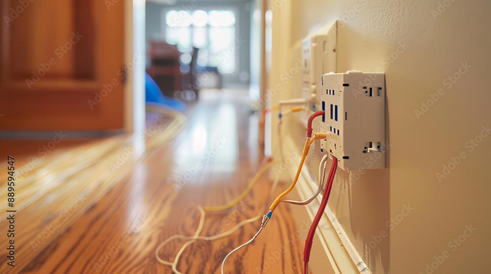 Extend electrical wires in wall surfaces by following this wiring ...