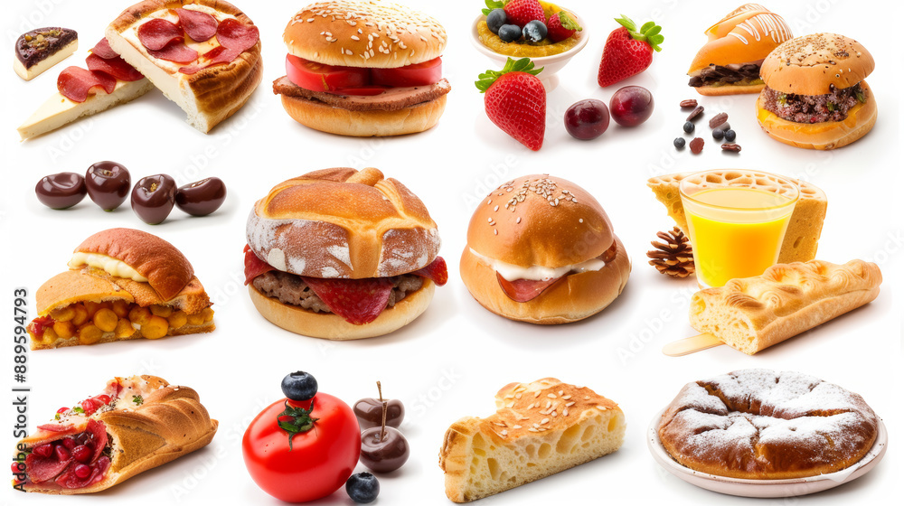 High-quality images of various foods with transparent backgrounds ...