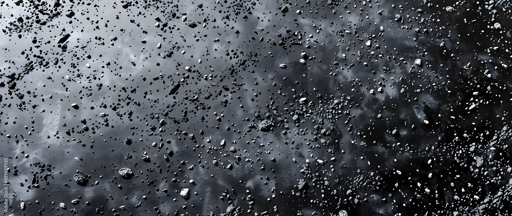 Black gritty grunge texture. Grainy rugged overlay background ...