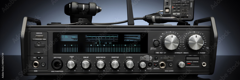 Vintage CB Radio Setup for Vehicle - A Throwback to Classic ...