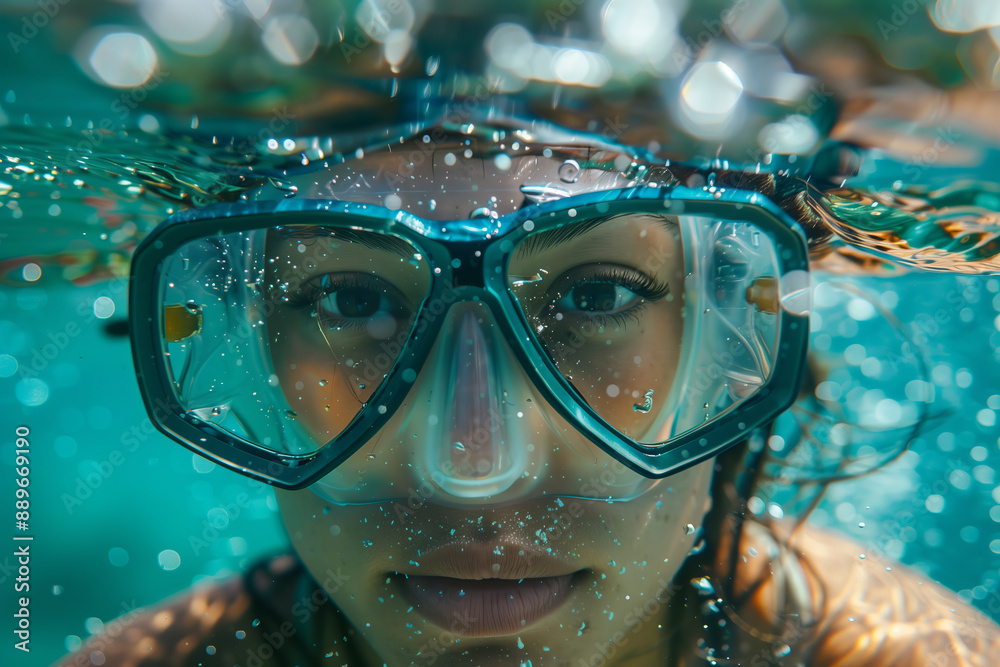 Underwater Exploration: A Woman's Eyes Beneath the Waves of the Java ...