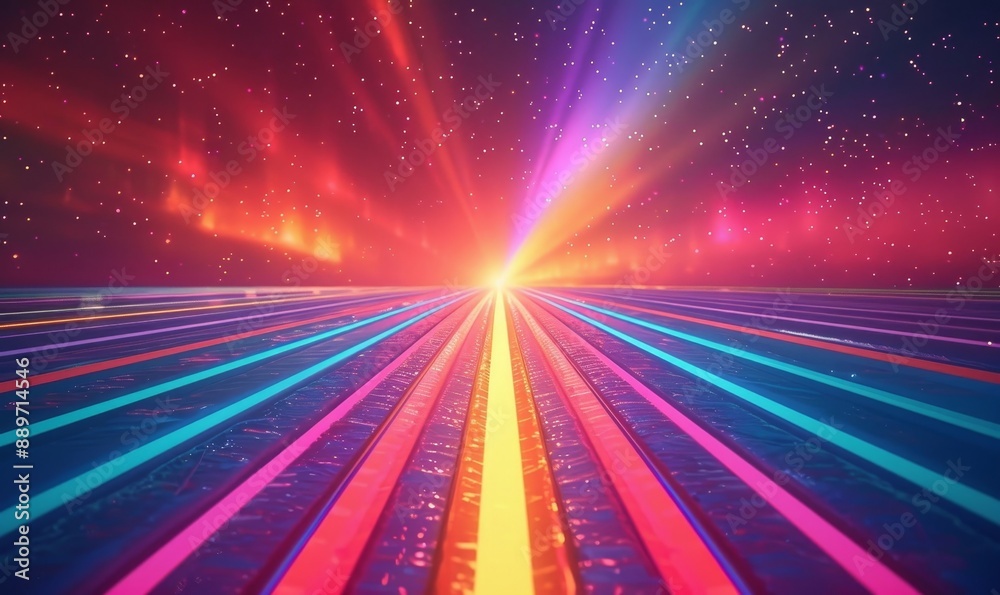 Striped Background, Retro Colors from the 1970s 1980s, 70s, 80s, 90s ...