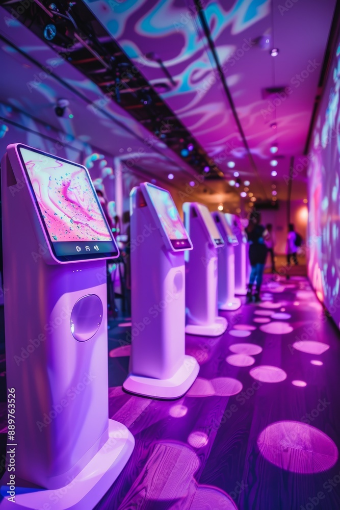 Immersive Product Launch Event with Interactive Kiosks and Digital ...
