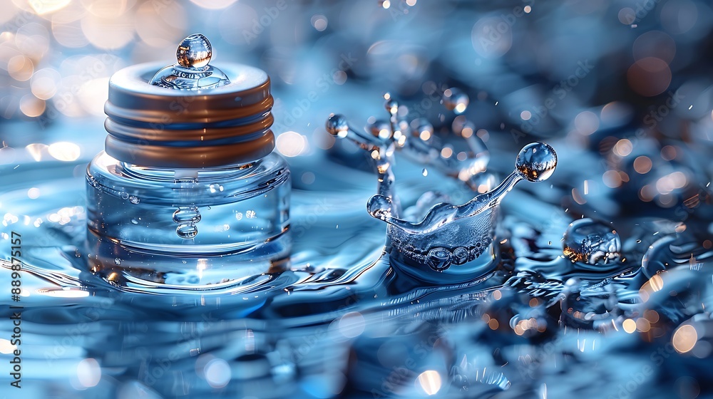 Hydro Essence Water Cosmetics for Moisturizing, with Liquid Splash and ...