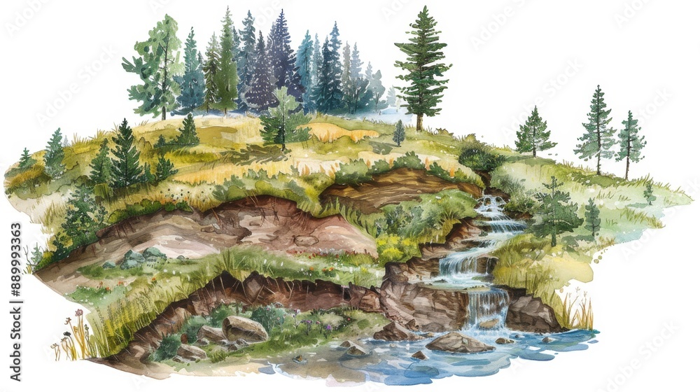 Biogeochemical Cycles: Processes where elements like carbon, nitrogen ...