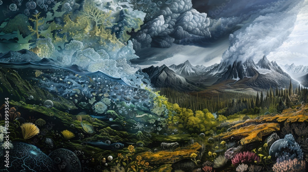 Biogeochemical Cycles: The process where chemical elements like carbon ...