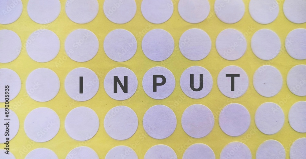 letters of the alphabet with input words. there is little input from ...