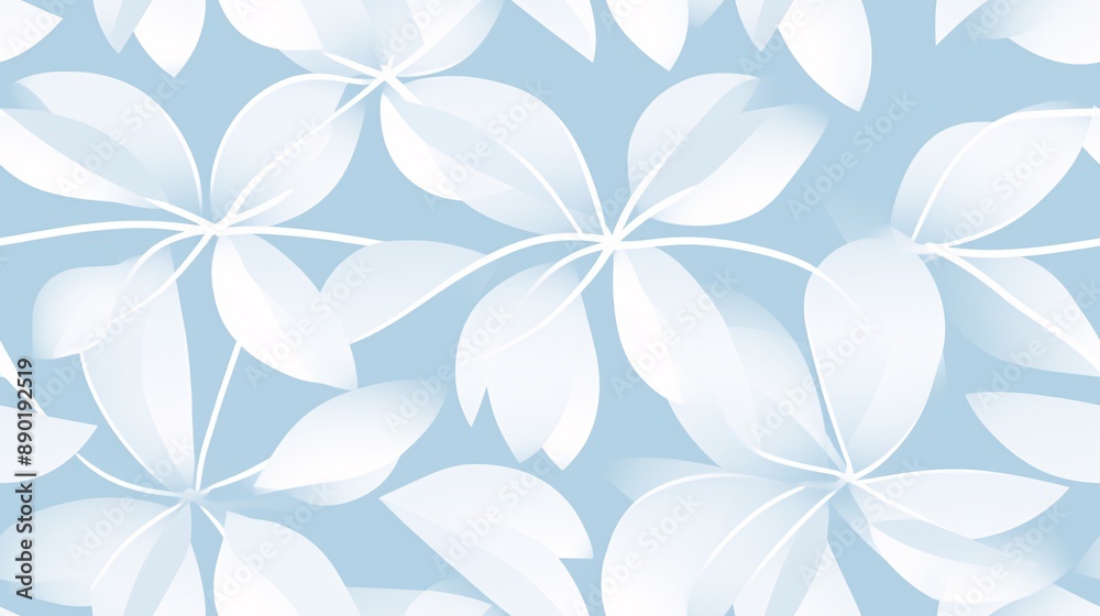 Geometric shapes and Camellia japonica flower pattern in a minimalistic ...