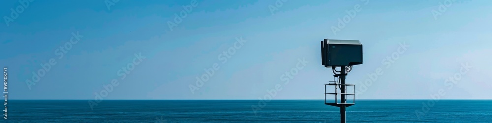 Tsunami Warning System: Solar-Powered Siren on Modern Tower for ...