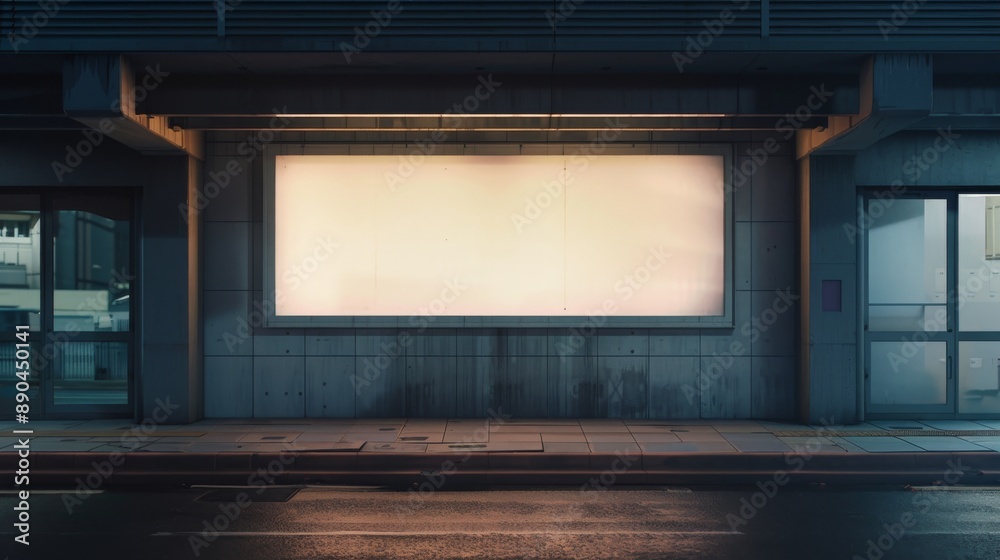 high-resolution, ultra-realistic, 4K, cinematic image of a billboards ...