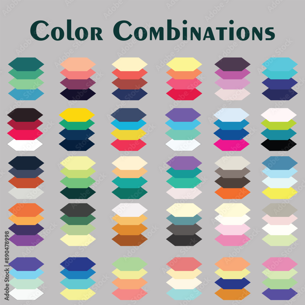 Color Combos Collection of complementary color combinations for logos ...