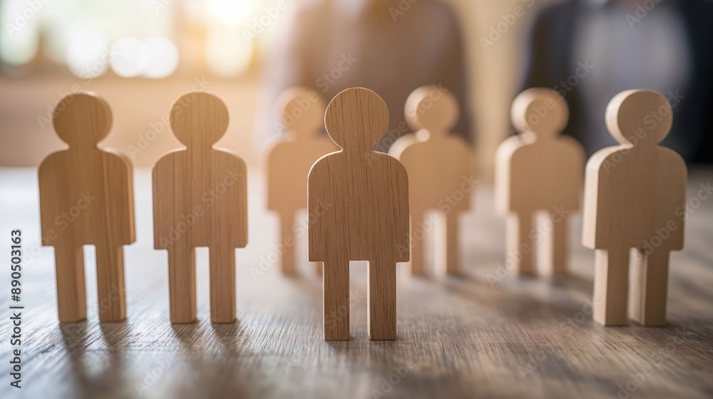 Leader and business team engaged in working business process ...