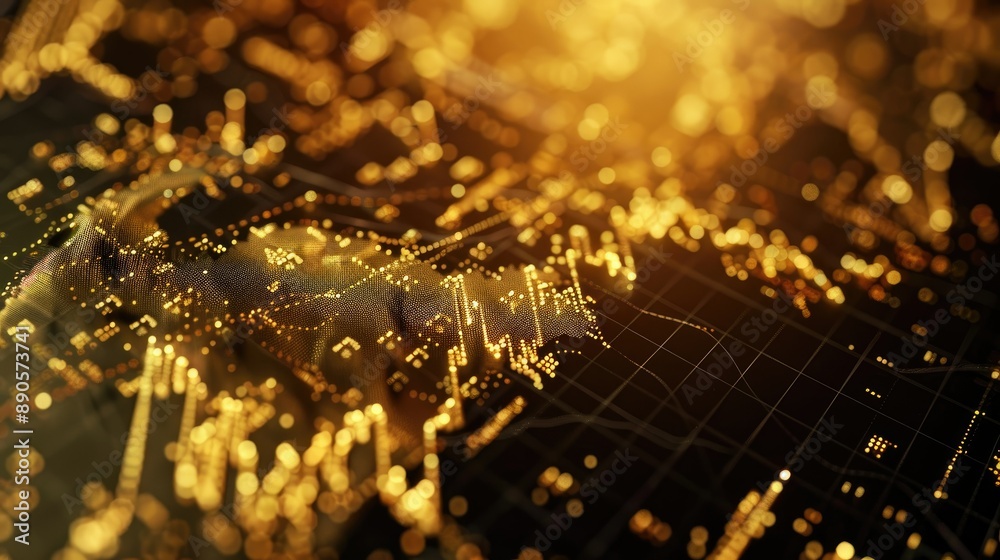 Detailed gold chart analysis with Fibonacci retracement levels ...