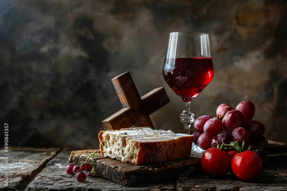 Holy Communion, which symbolizes the holy blood and flesh of Jesus ...