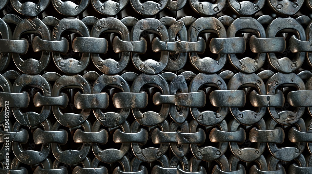 Chainmail is a type of armor made from small metal rings linked ...