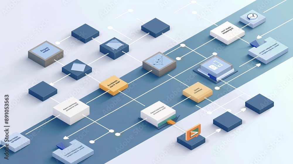 Business Visual Management Workflow Diagram A detailed workflow diagram ...
