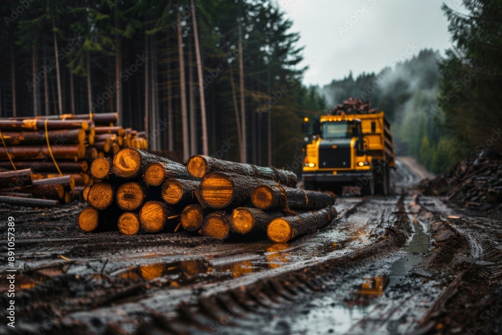 Lumberyard operations focused on resource management Pictures show ...